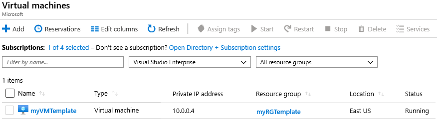 07 - Create a VM with a Template (10 min) | Digicomp - Azure Fundamentals Labs
