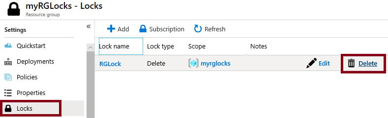 14 Manage Resource Locks 5 Min Digicomp Azure Fundamentals Labs
